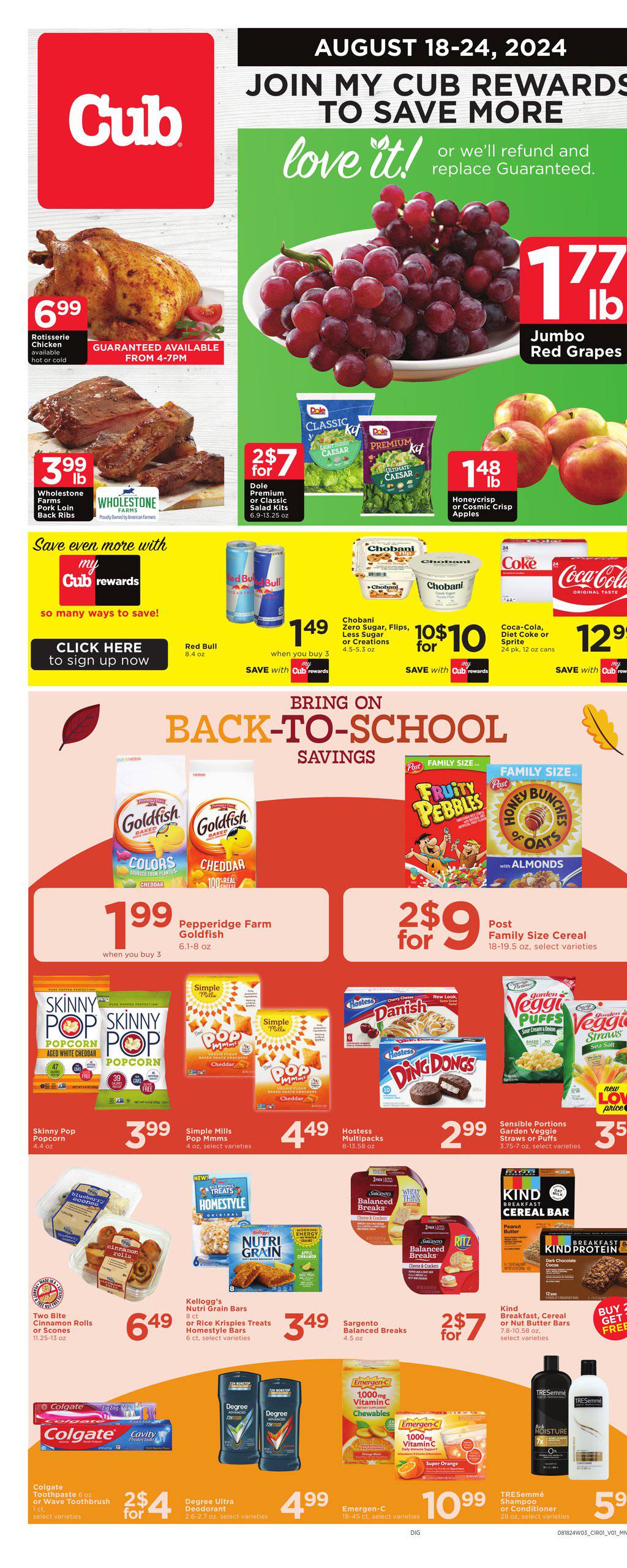 Cub Foods Ad Weekly Savings August 18 - 24, 2024 | WeeklyAds2