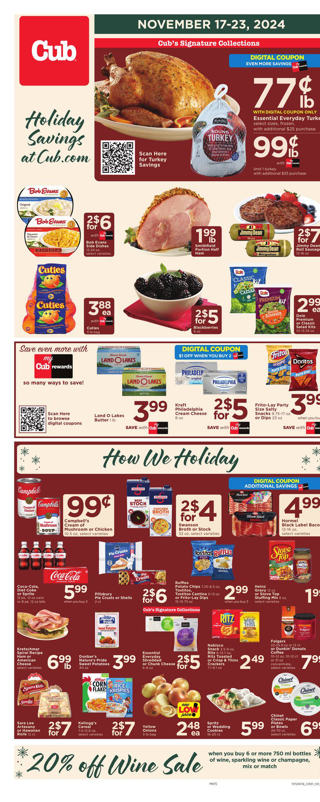 Cub Foods Ad Weekly Savings November 17 - 23, 2024 | WeeklyAds2