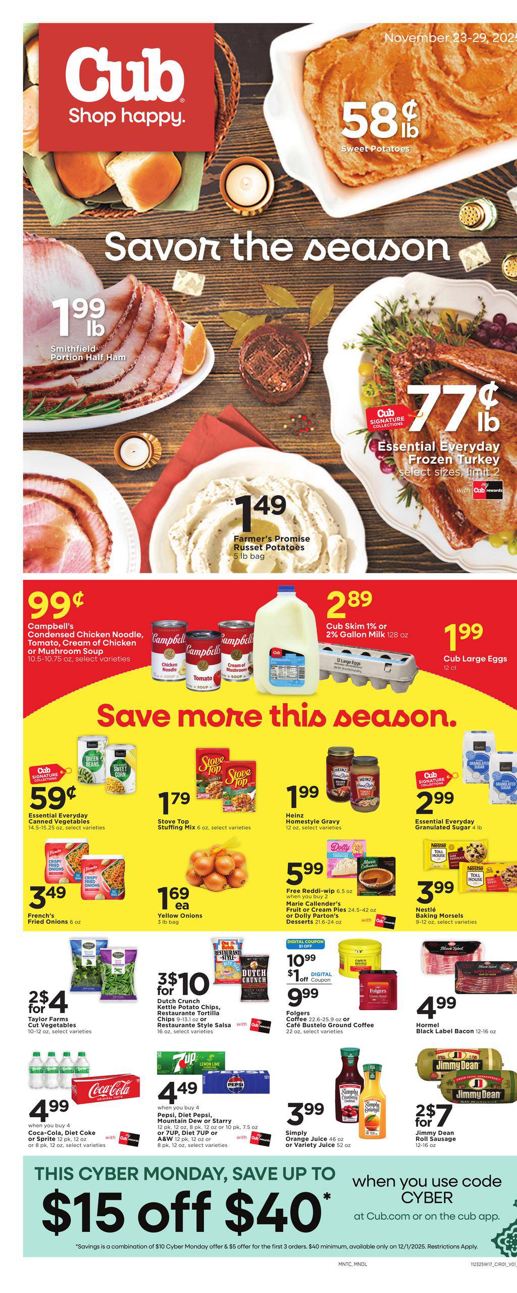 Cub Foods Ad Weekly Savings November 23 - 29, 2025 | WeeklyAds2