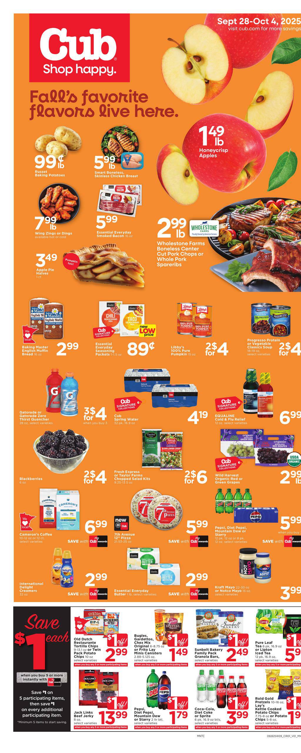 Cub Foods Ad Weekly Savings September 28 - October 4, 2025 | WeeklyAds2