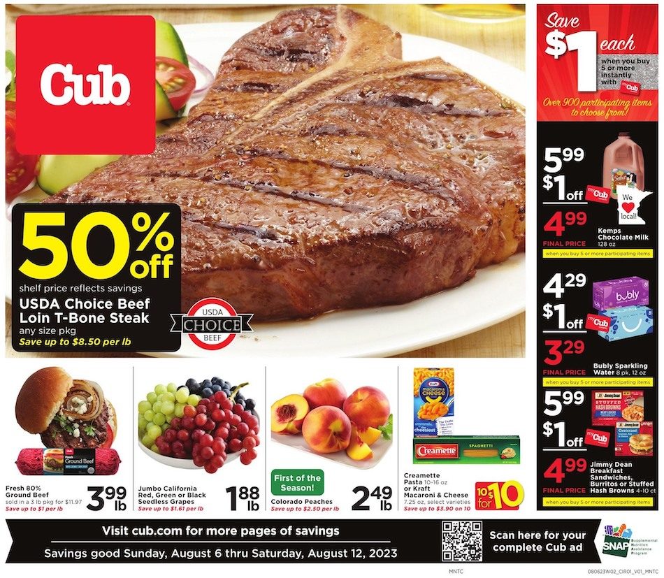 Cub Foods Weekly Ad Aug 6 - 12, 2023 | WeeklyAds2