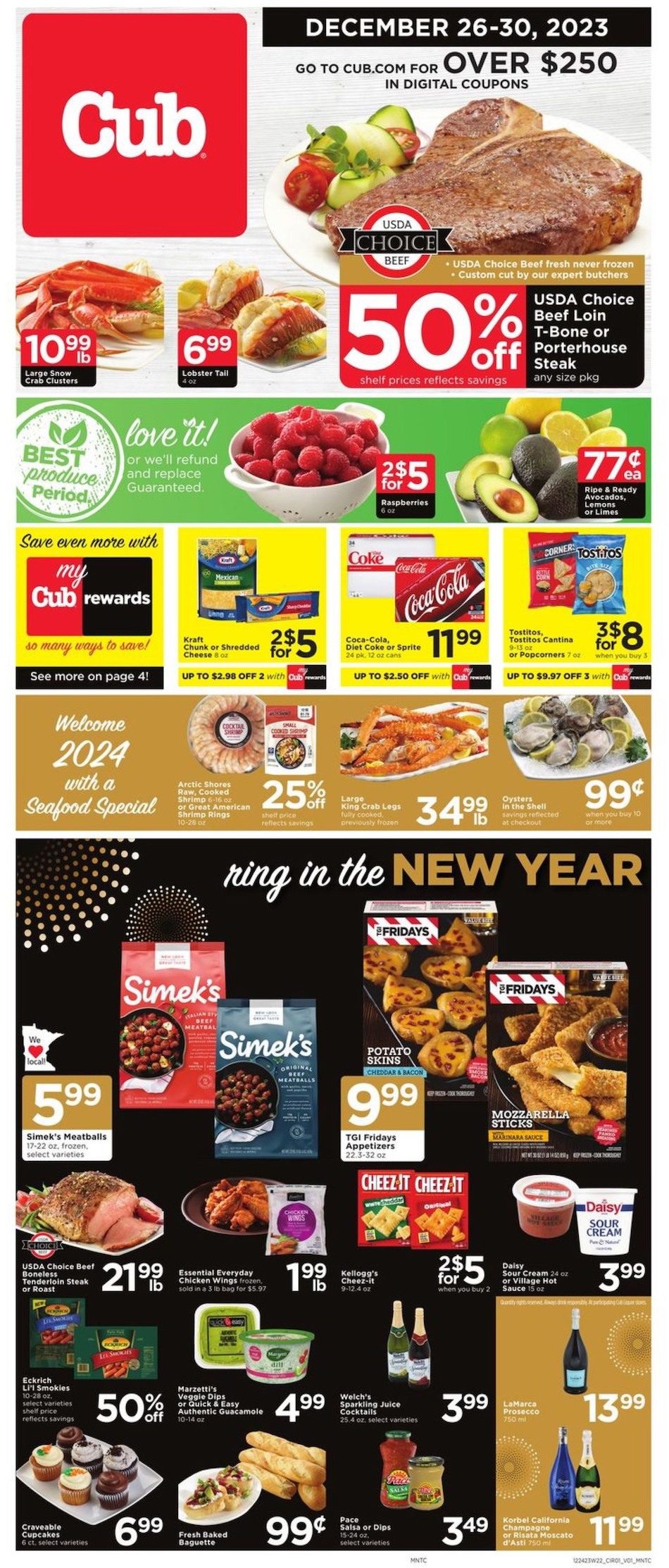 Cub Foods Weekly Ad Dec 26 - 30, 2023 | WeeklyAds2