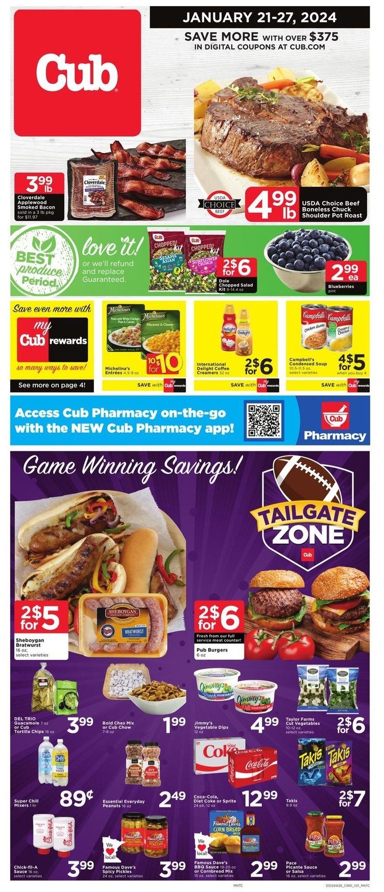 Cub Foods Weekly Ad Jan 21 - 27, 2024 | WeeklyAds2