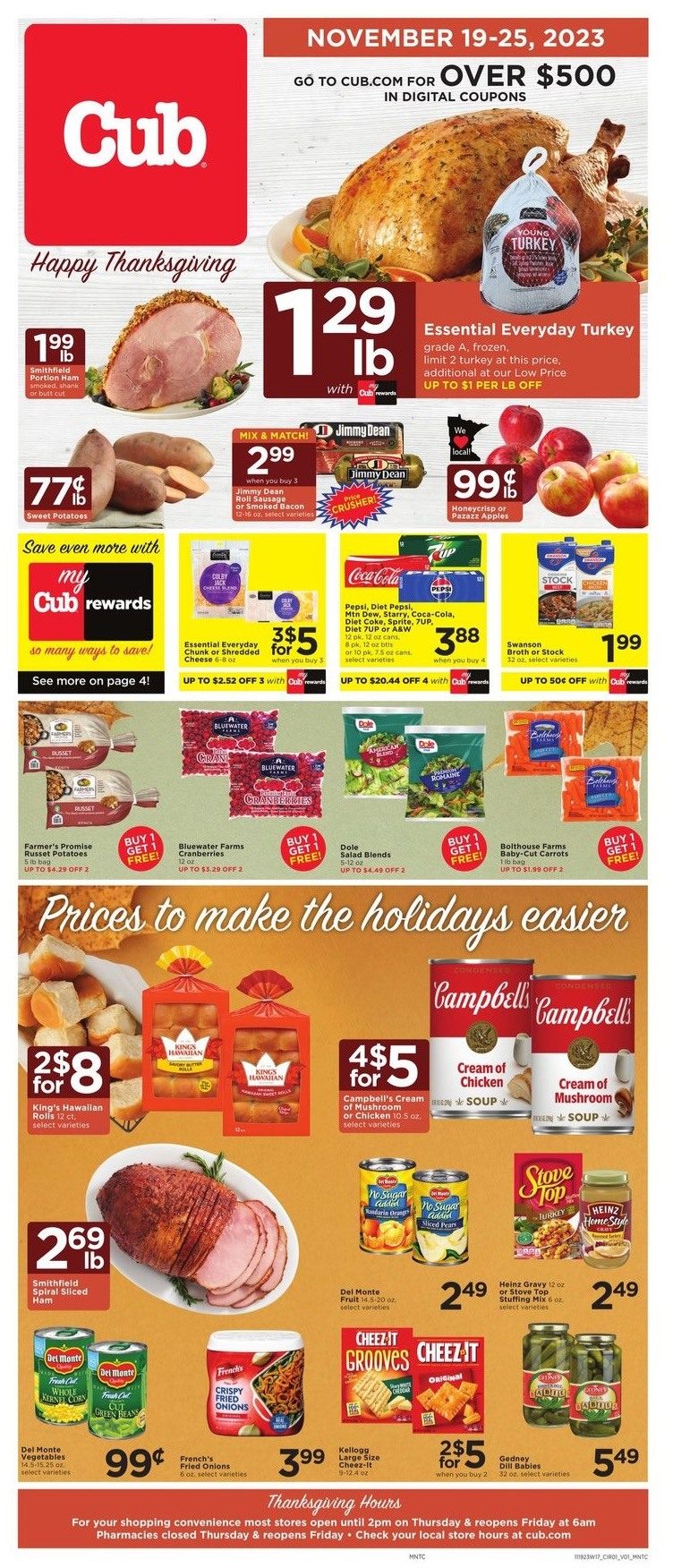 Cub Foods Weekly Ad Nov 19 - 25, 2023 | WeeklyAds2