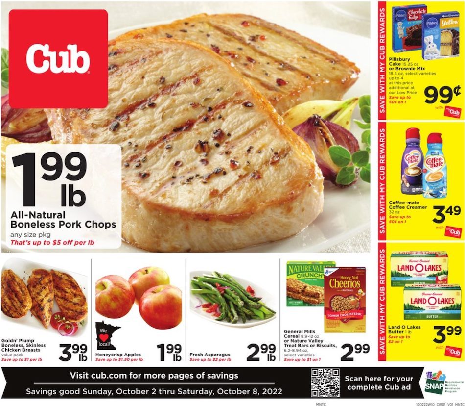 Cub Foods Weekly Ad Oct 2 - 8, 2022 | WeeklyAds2