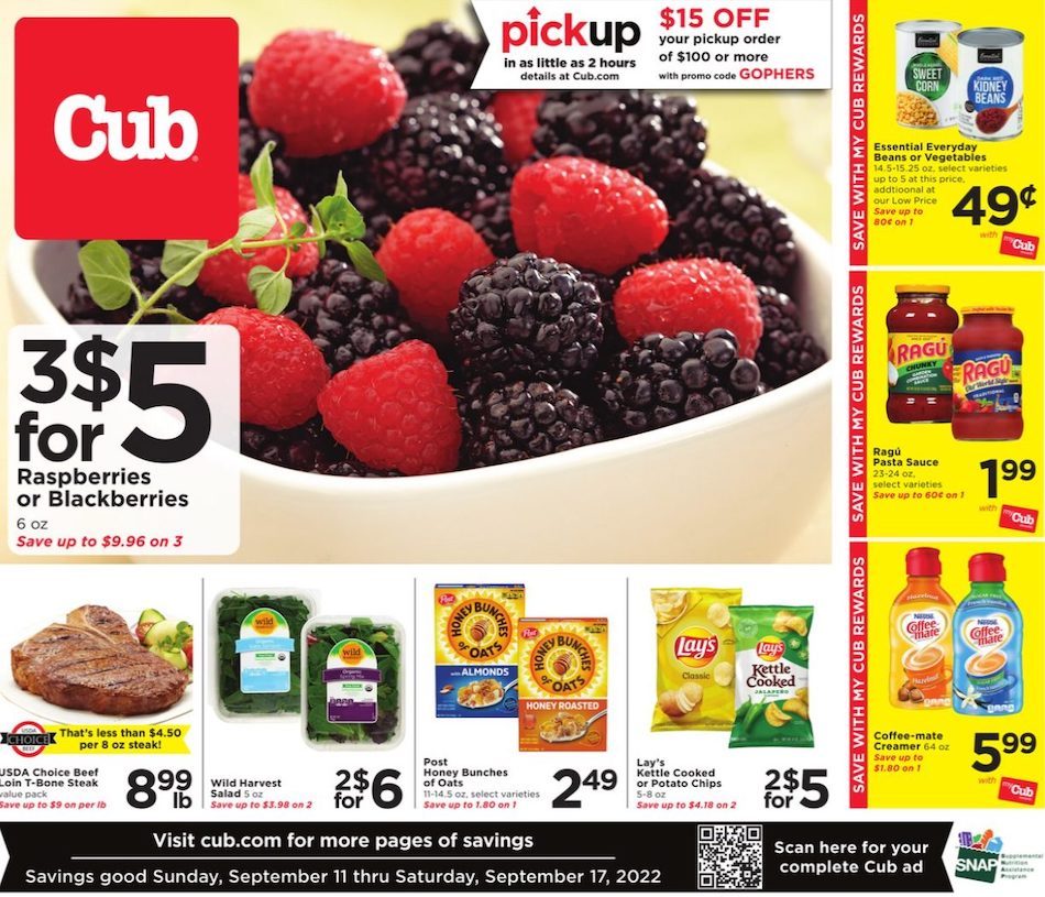 Cub Foods Weekly Ad Sep 11 - 17, 2022 | WeeklyAds2