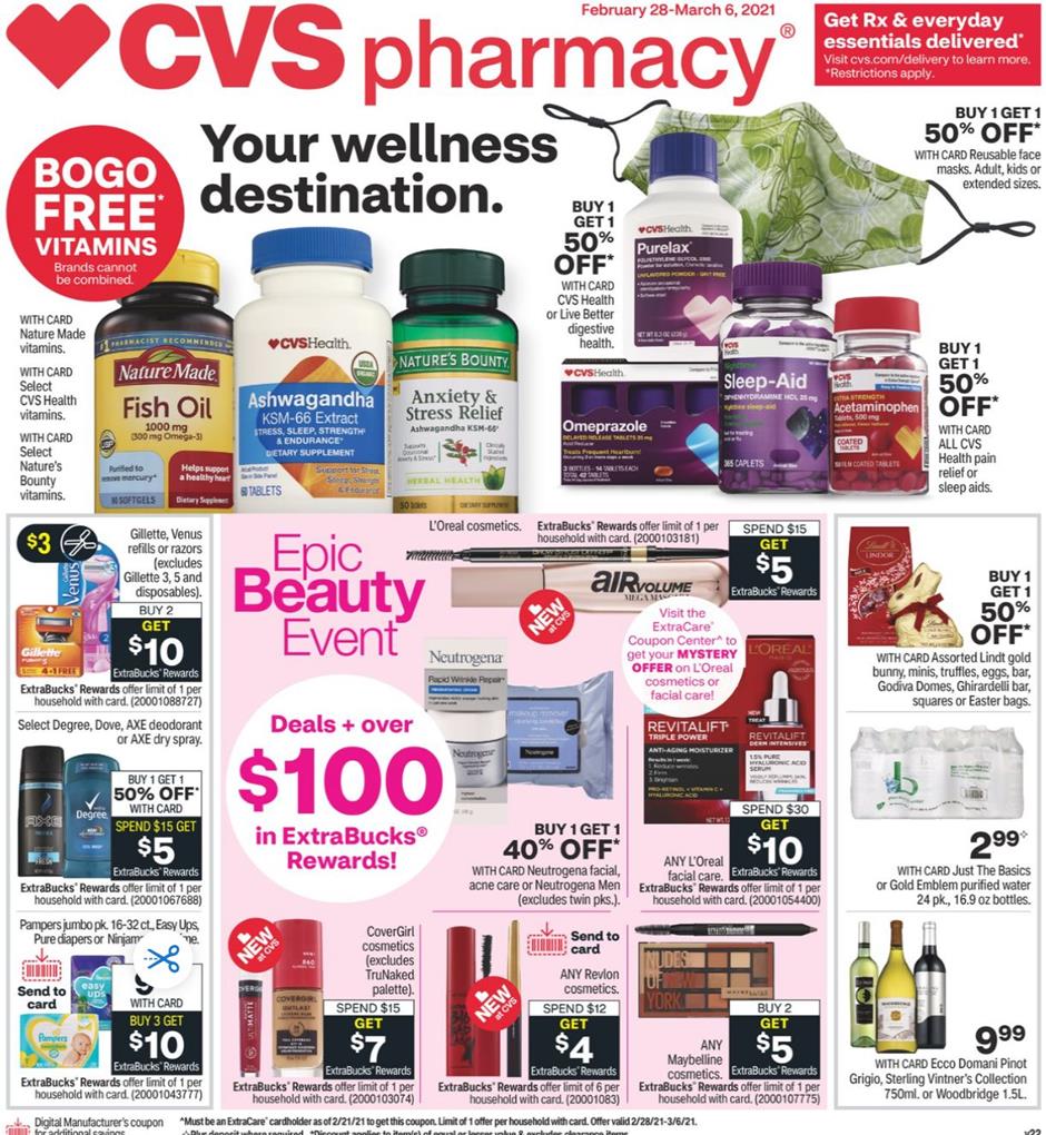 CVS Weekly Ad Feb 28 - Mar 6, 2021 | WeeklyAds2