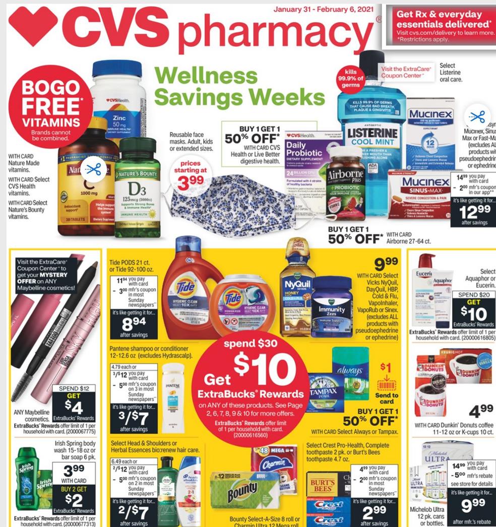CVS Weekly Ad Jan 31 - Feb 6, 2021 | WeeklyAds2