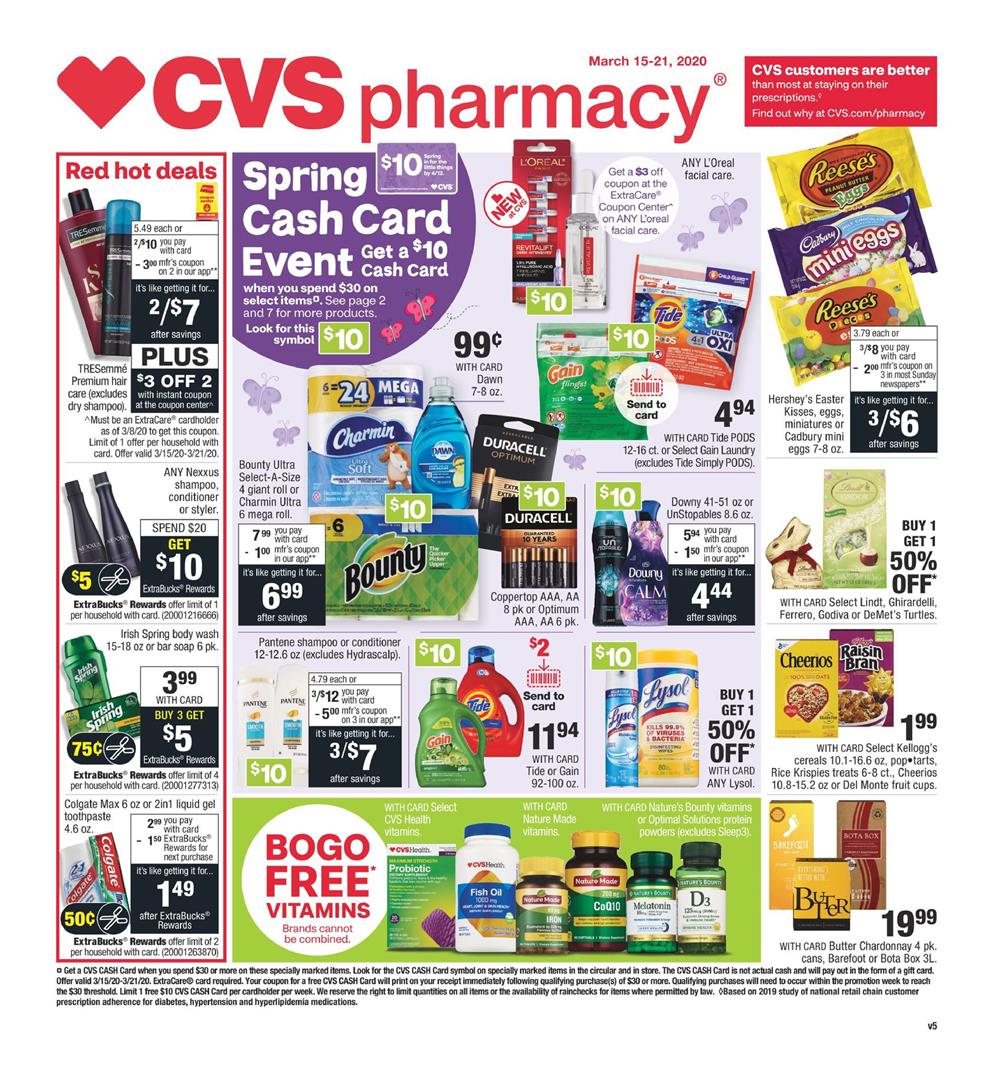 CVS Weekly Ad Mar 15 - 21, 2020 | WeeklyAds2
