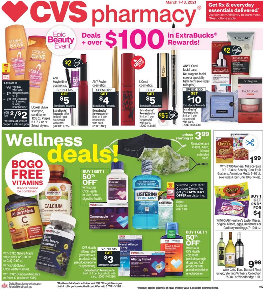 CVS Weekly Ad Mar 7 - 13, 2021 | WeeklyAds2