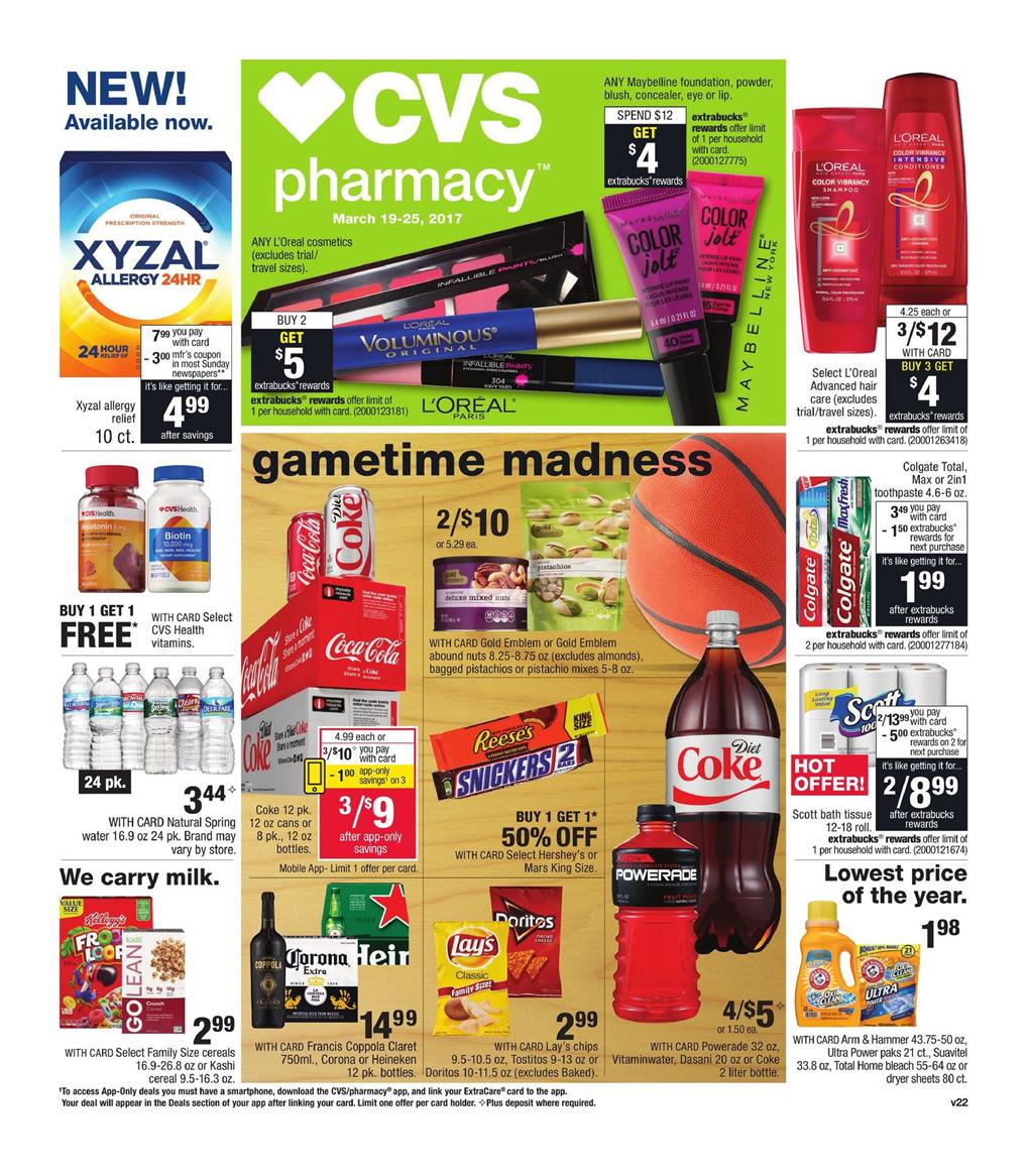 CVS Weekly Ad March 19 - 25 2017 | WeeklyAds2
