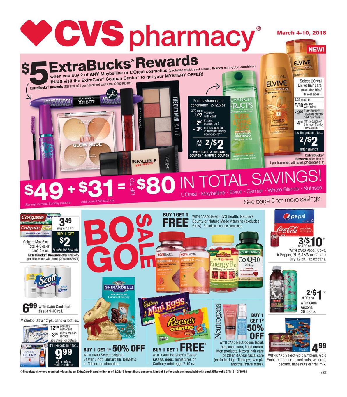 CVS Weekly Ad March 4 - 10, 2018 | WeeklyAds2