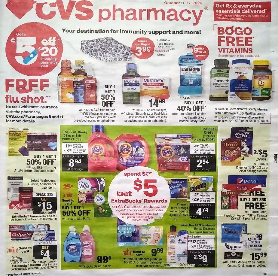 CVS Weekly Ad Oct 11 - 17, 2020 | WeeklyAds2