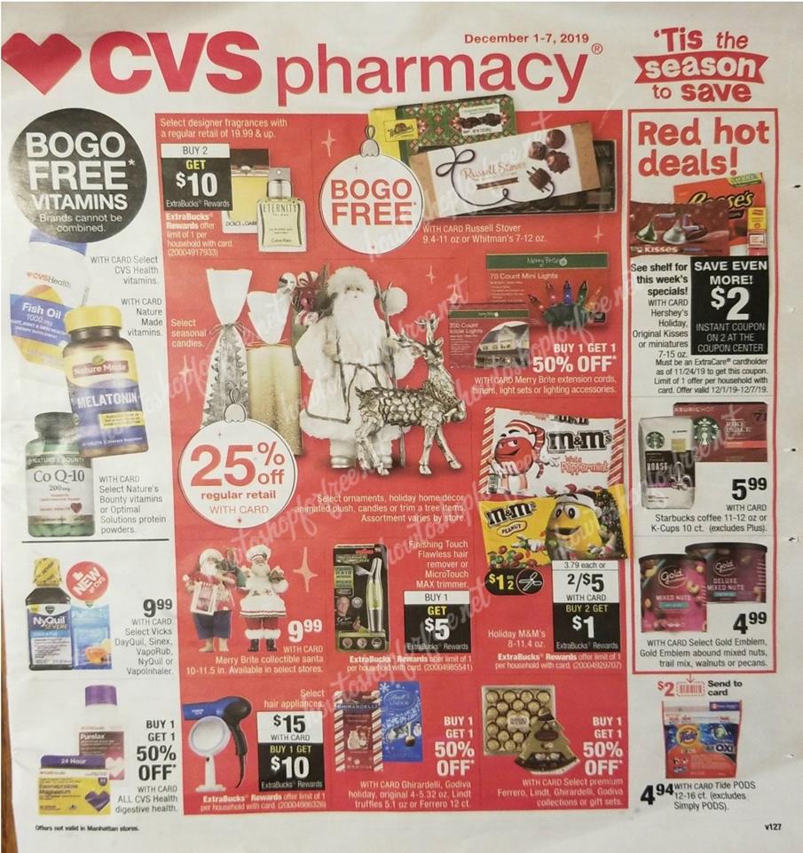 CVS Weekly Ad Preview Dec 1 - 7, 2019 | WeeklyAds2