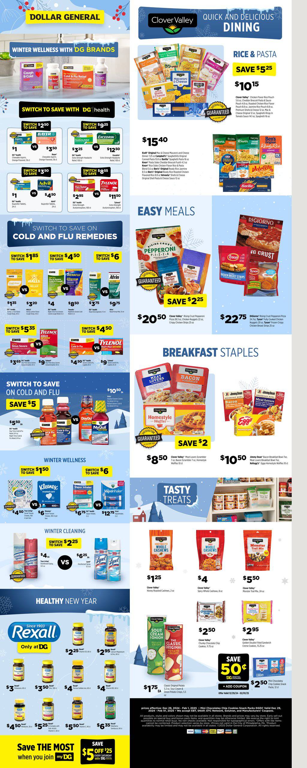 Dollar General Ad DG Brands Monthly Flyer December 29, 2024 - February ...