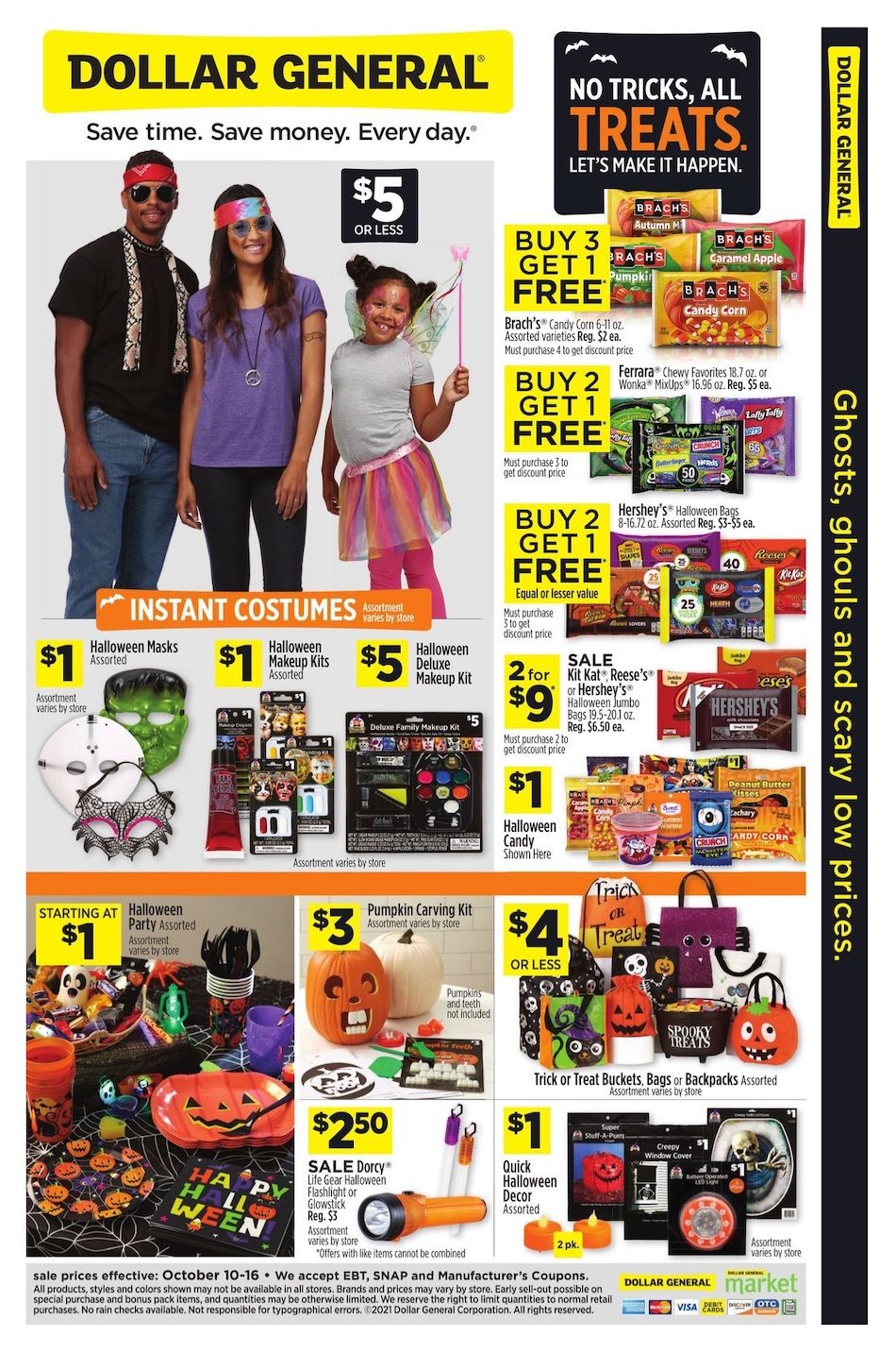 Dollar General Ad Halloween Oct 10 - 16, 2021 | WeeklyAds2