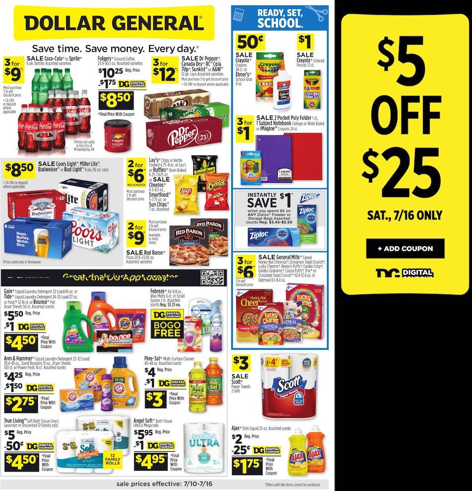 Dollar General Ad Jul 10 - 16, 2022 | WeeklyAds2