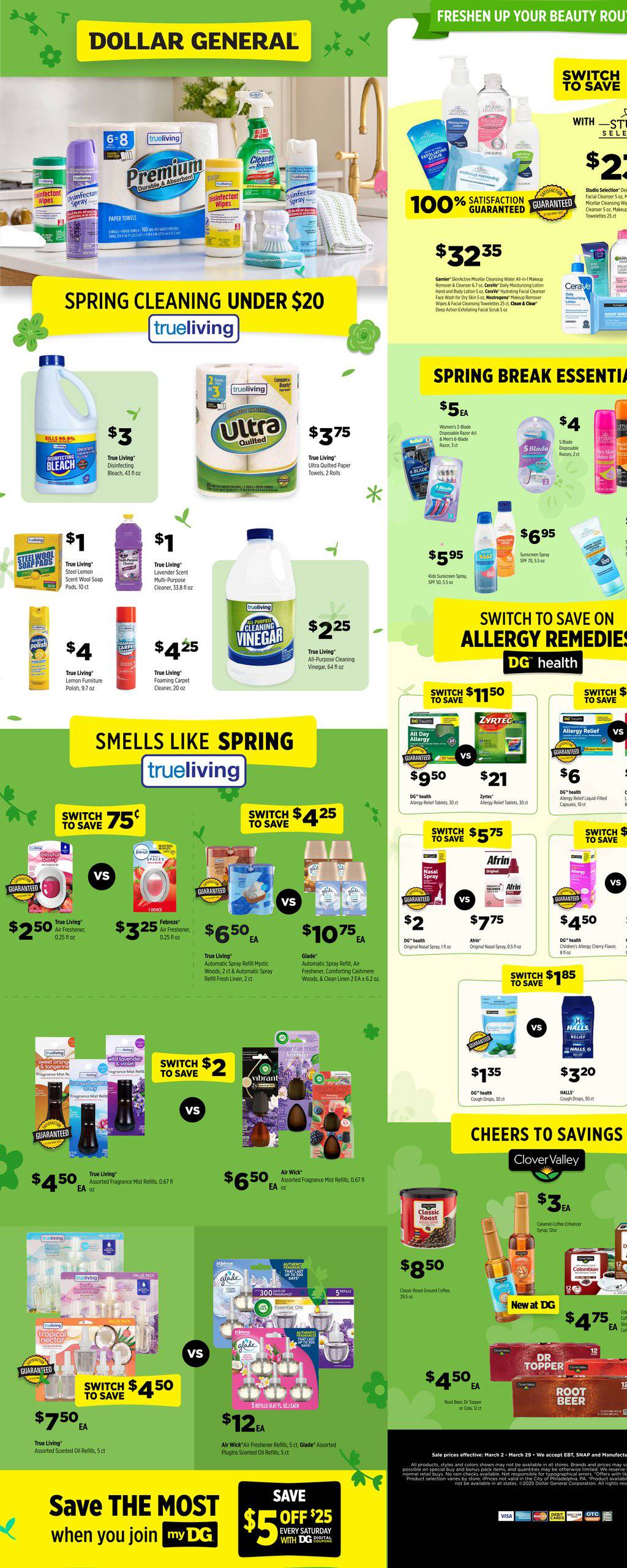 Dollar General Ad Switch to Save with DG Brands March 2 - 29, 2025 ...