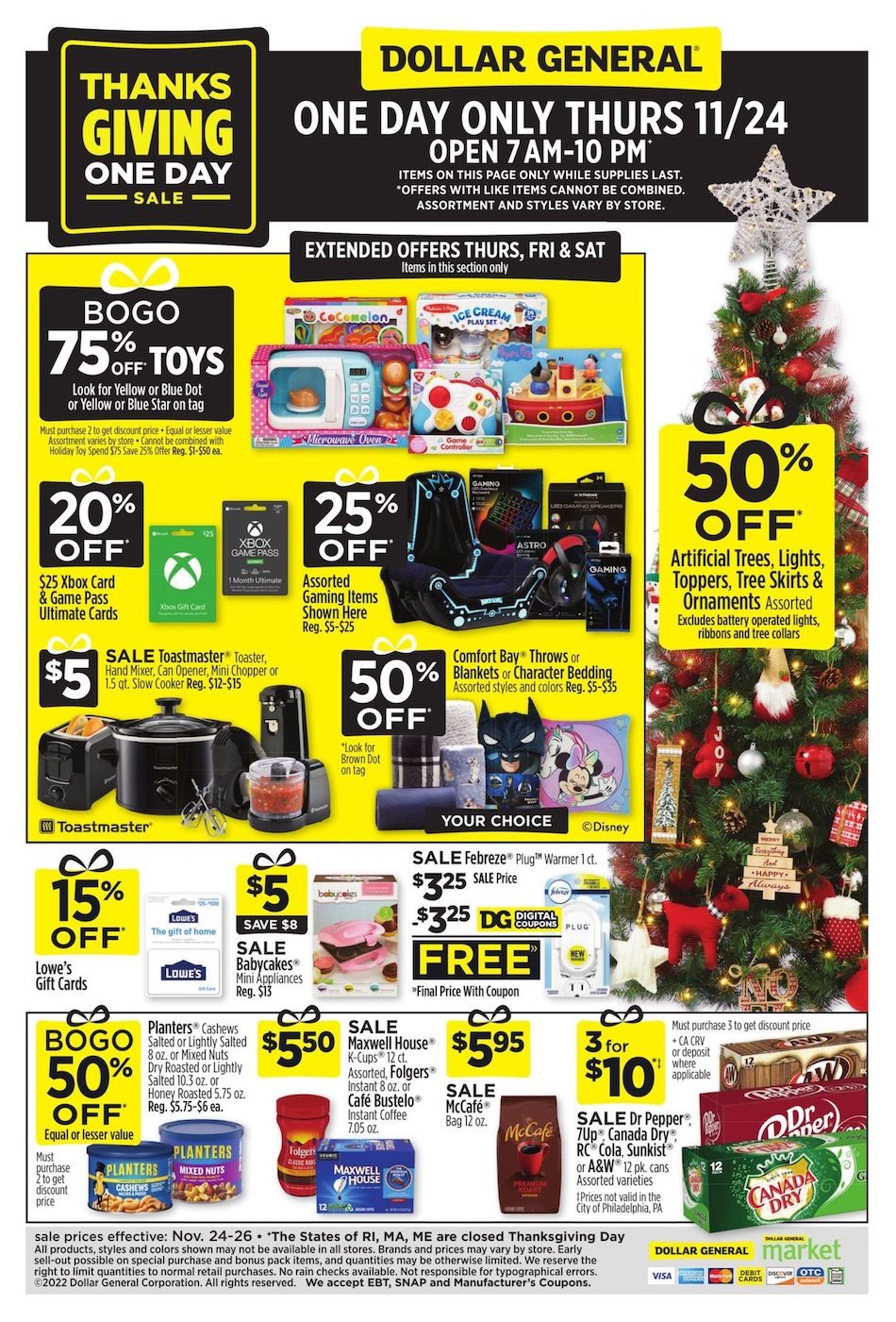 Dollar General Ad Thanksgiving Nov 24 2022 | WeeklyAds2