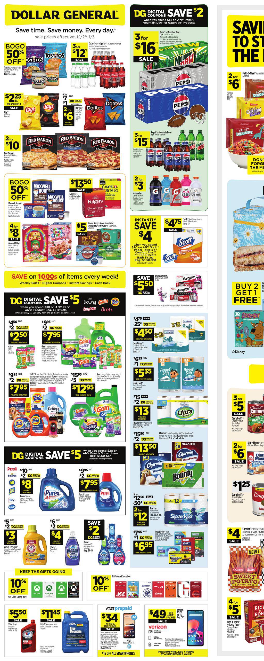 Dollar General Weekly Ad December 28, 2025 - January 3, 2026 | WeeklyAds2