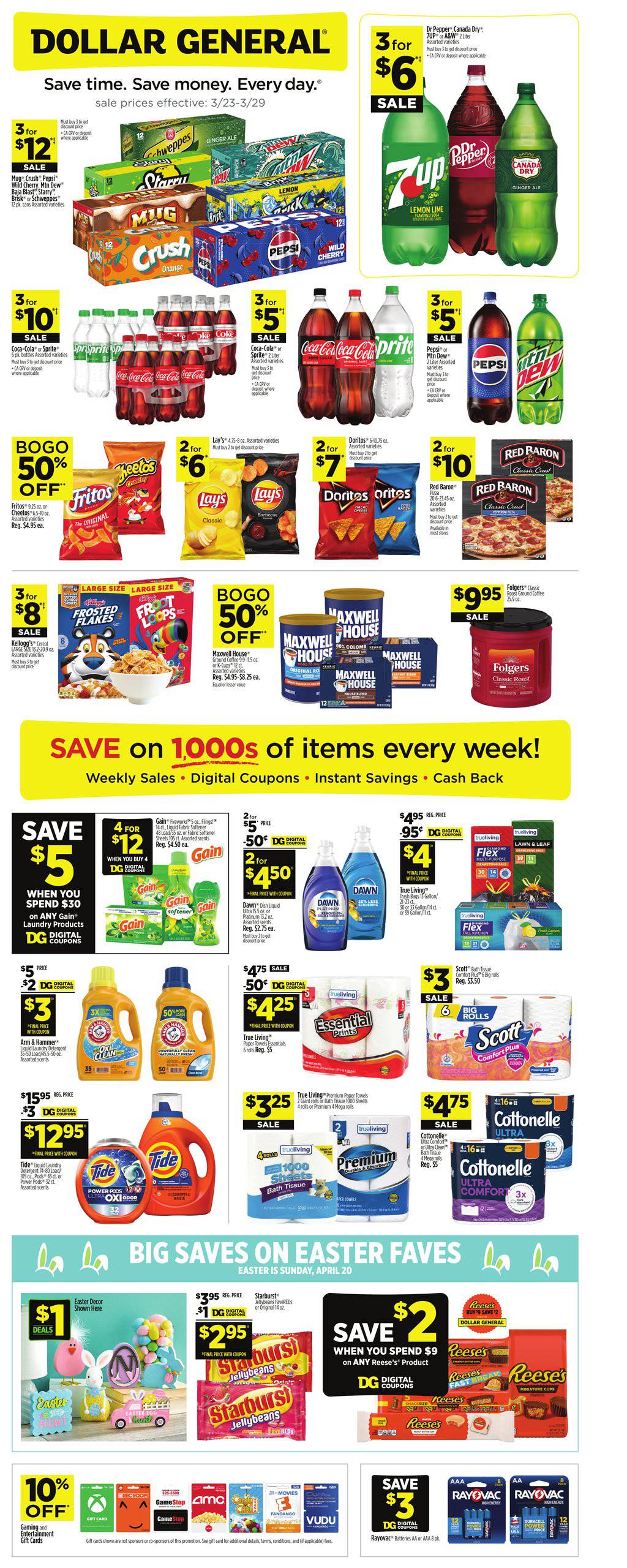 Dollar General Weekly Ad March 23 - 29, 2025 | WeeklyAds2