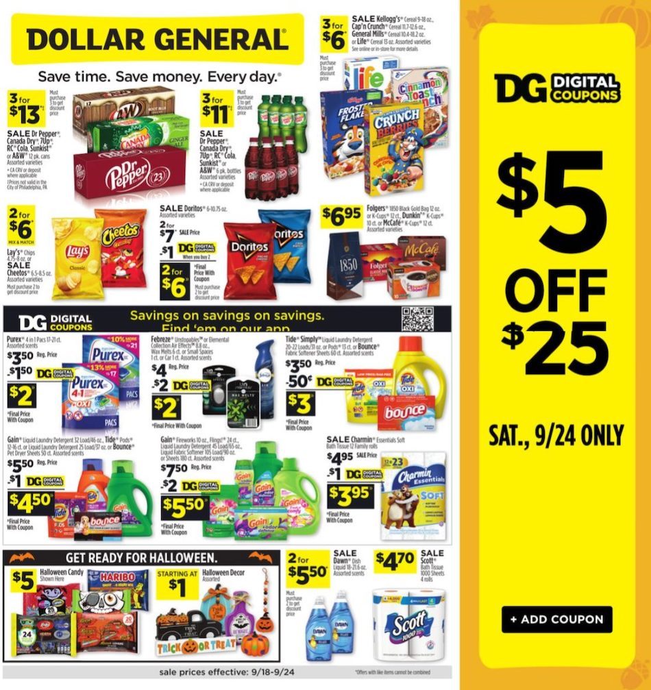 Dollar General Weekly Ad Sep 18 - 24, 2022 | WeeklyAds2