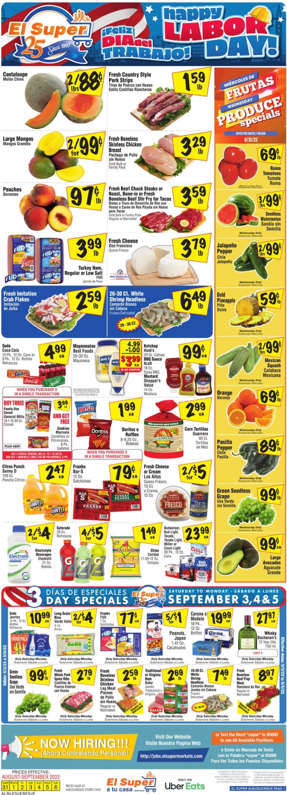 El Super Weekly Ad Aug 31 - Sep 6, 2022 | WeeklyAds2