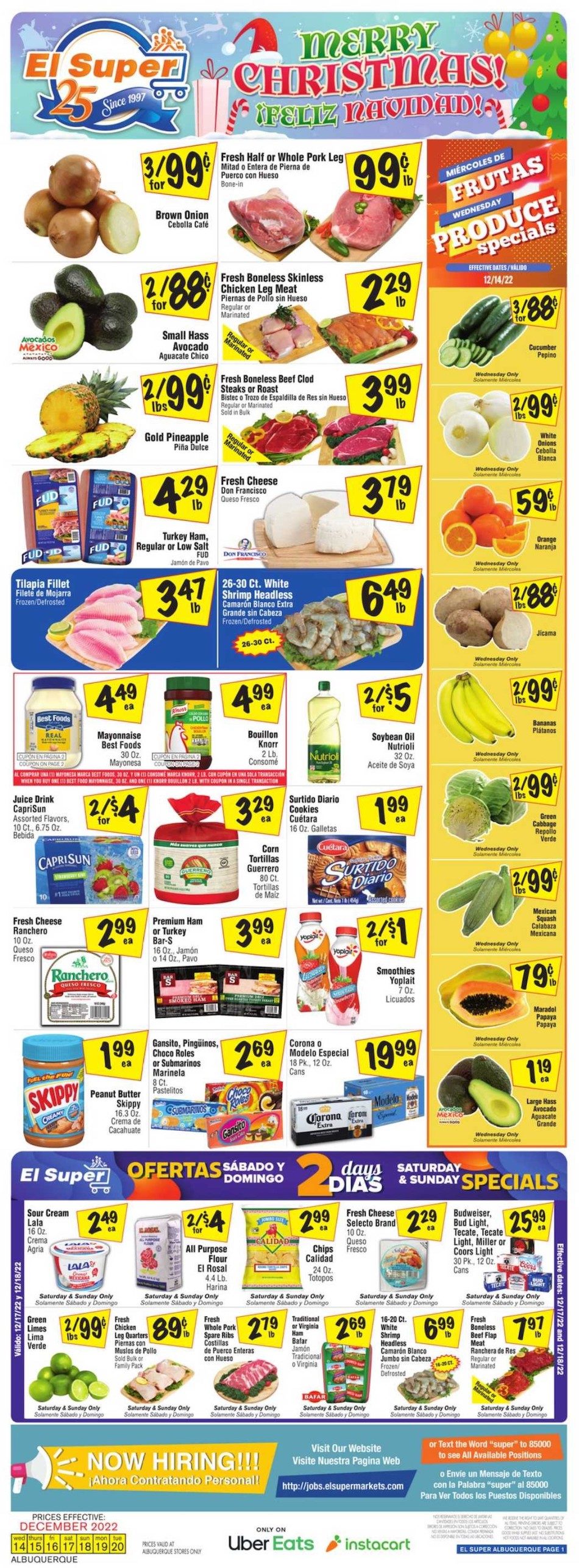 El Super Weekly Ad Deals Dec 14 - 20, 2022 | WeeklyAds2
