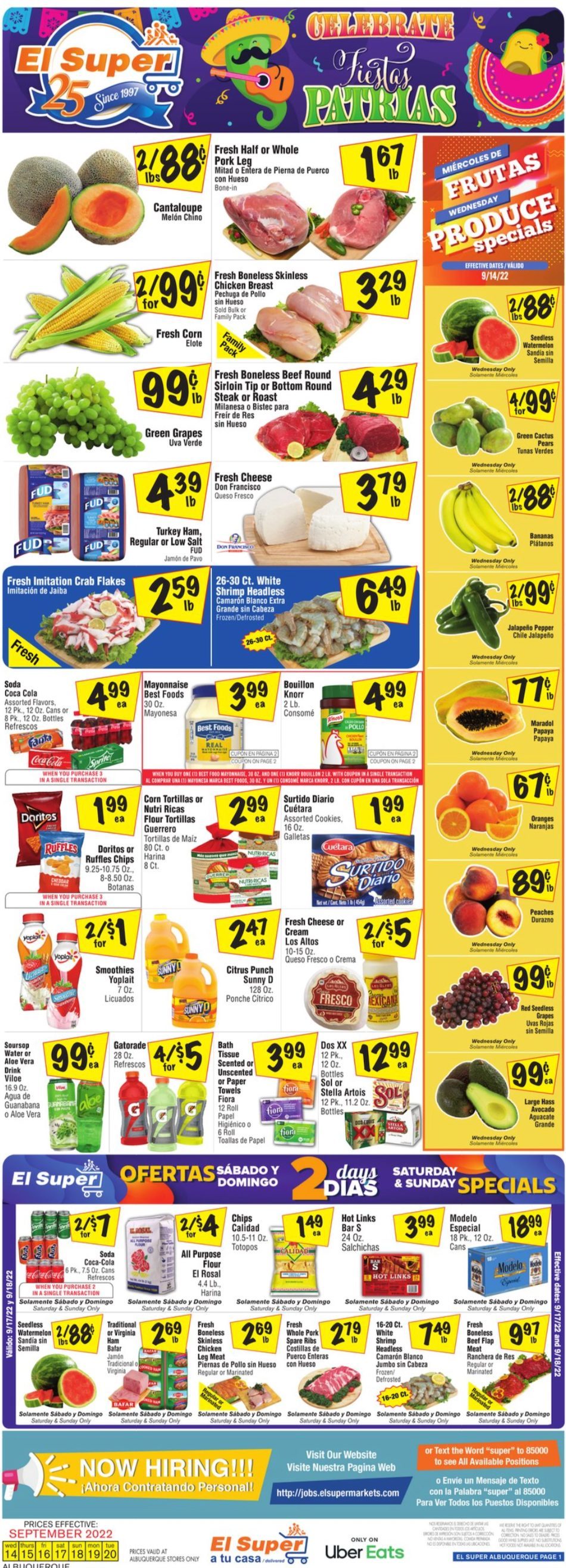 El Super Weekly Ad Sep 14 - 20, 2022 | WeeklyAds2