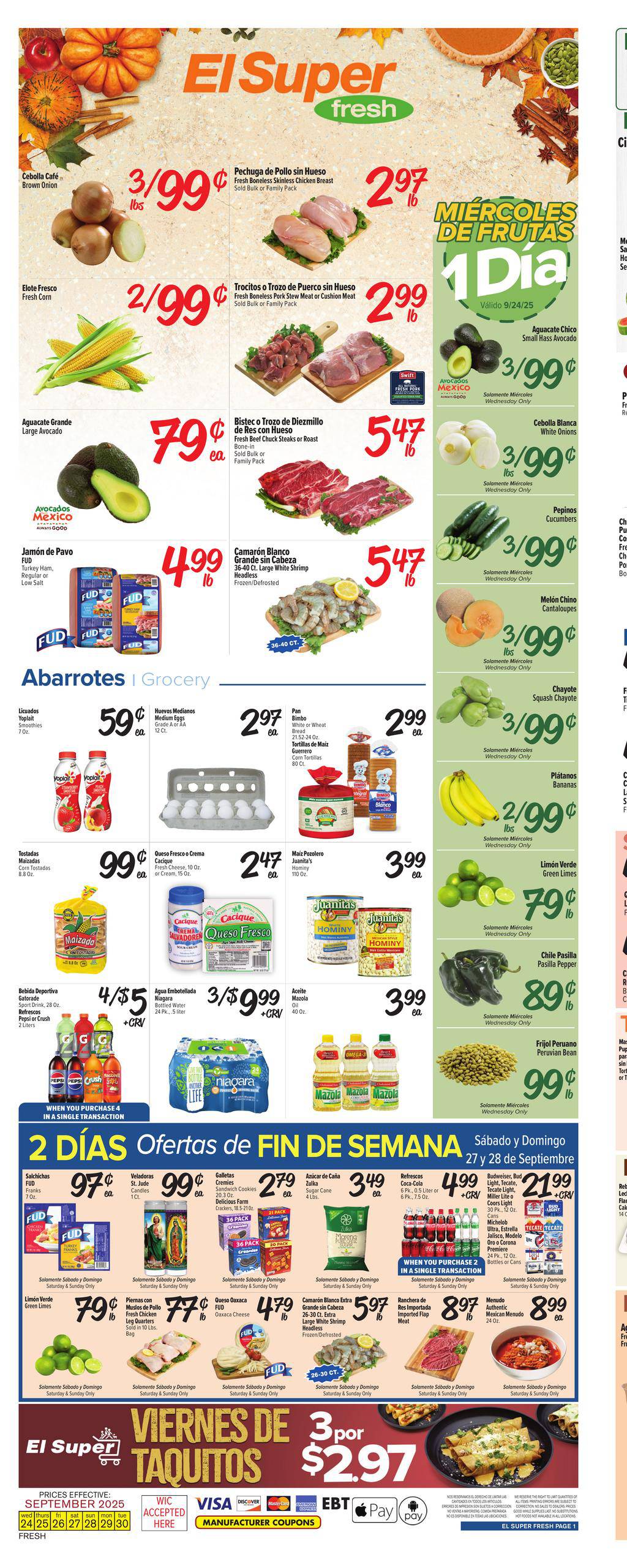 El Super Weekly Ad September 24 - 30, 2025 | WeeklyAds2