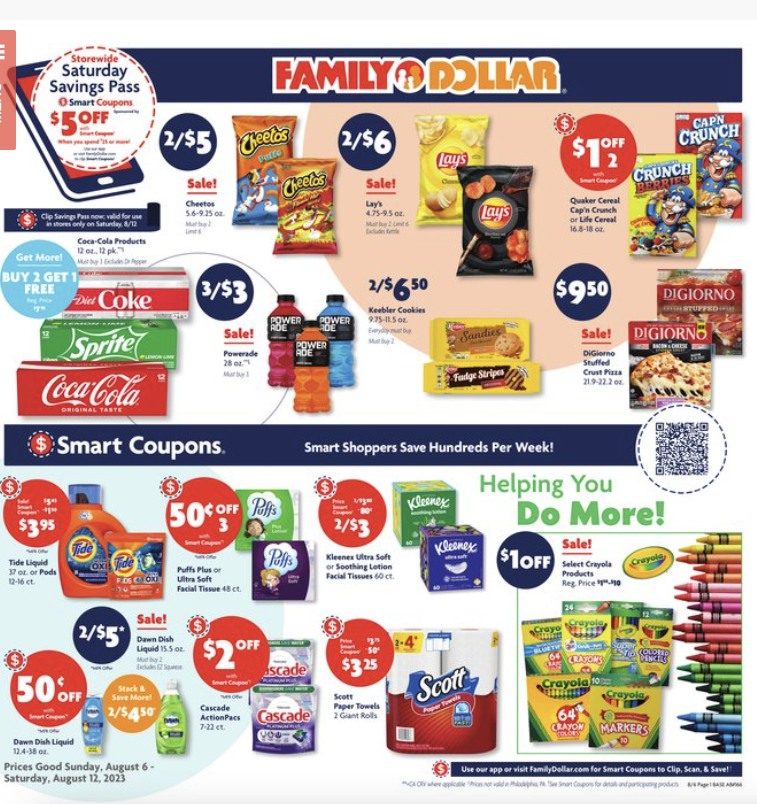 Family Dollar Weekly Ad Aug 6 - 12, 2023 | WeeklyAds2