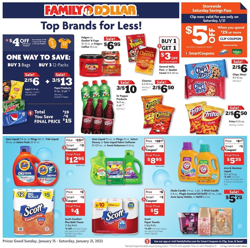 Family Dollar Weekly Ad Jan 15 - 21, 2023 | WeeklyAds2