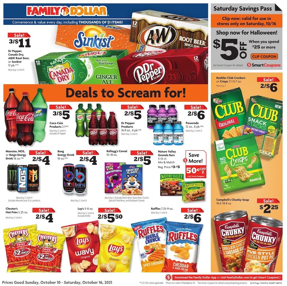 Family Dollar Ad Oct 10 - 16, 2021 | WeeklyAds2