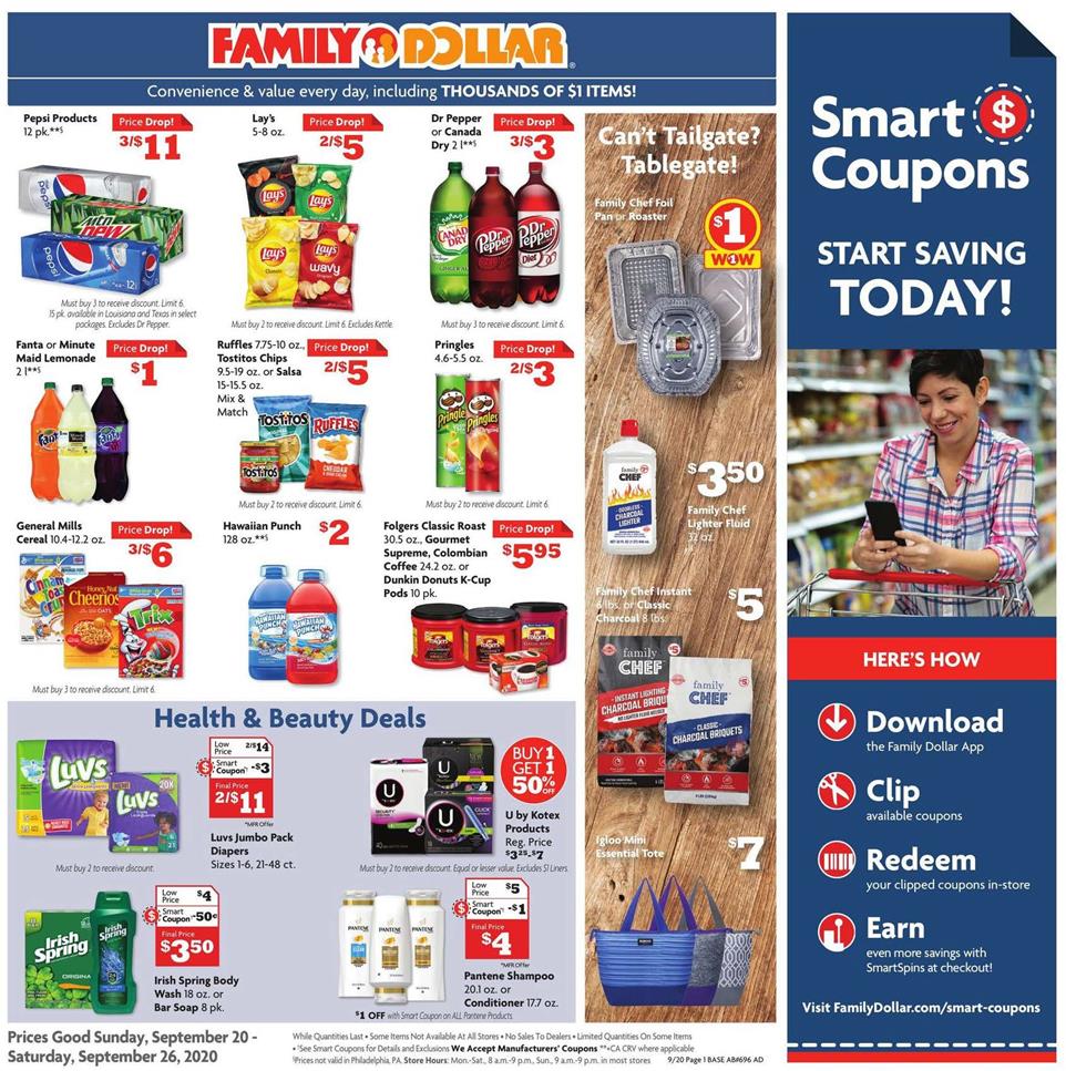 Family Dollar Ad Sep 20 - 26, 2020 | WeeklyAds2