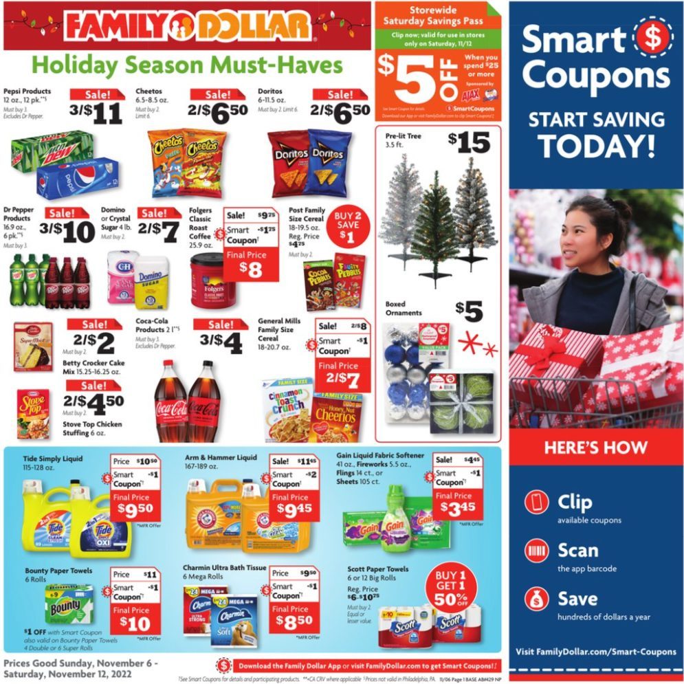 Family Dollar Weekly Ad Nov 6 - 12, 2022 | WeeklyAds2