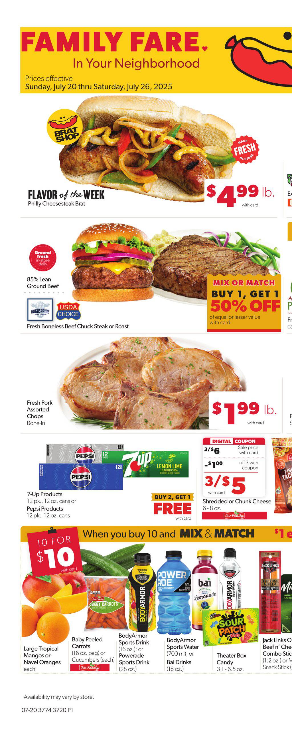 Family Fare Weekly Ad - West July 20 - 26, 2025 | WeeklyAds2