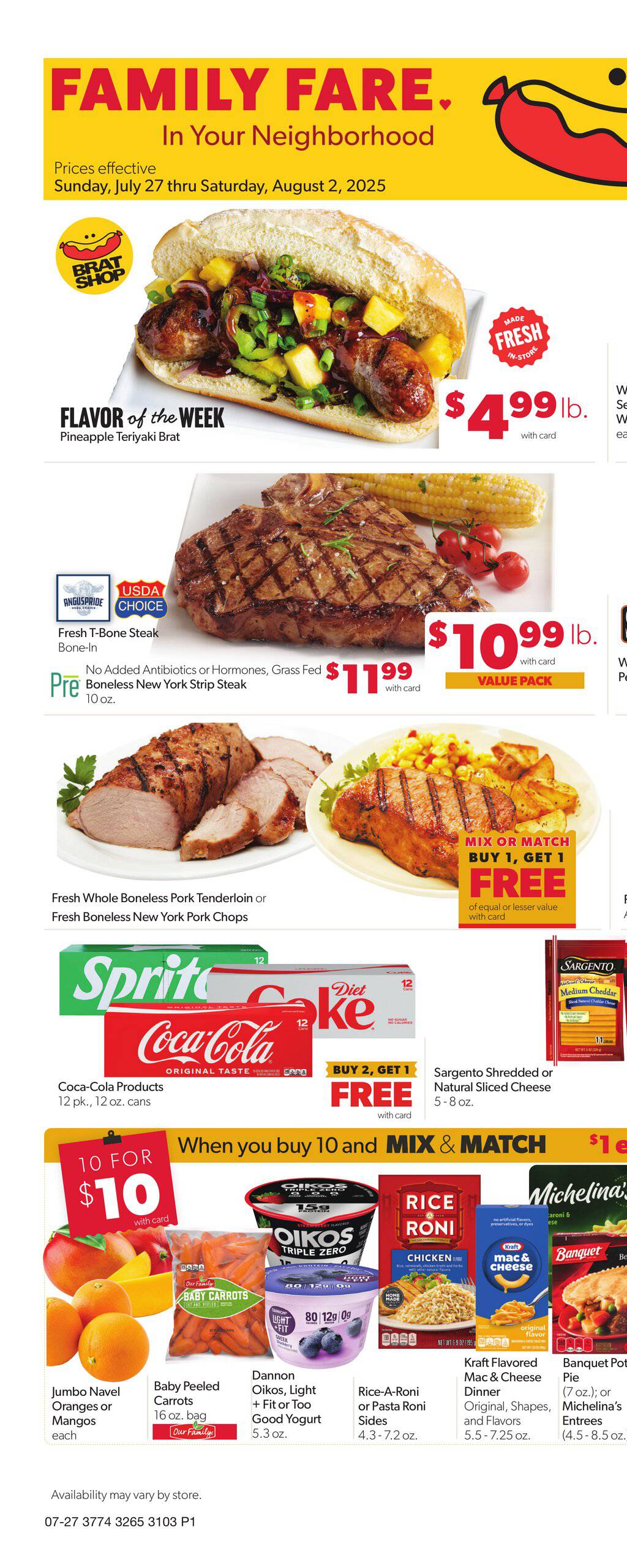 Family Fare Weekly Ad - West July 27 - August 2, 2025 | WeeklyAds2