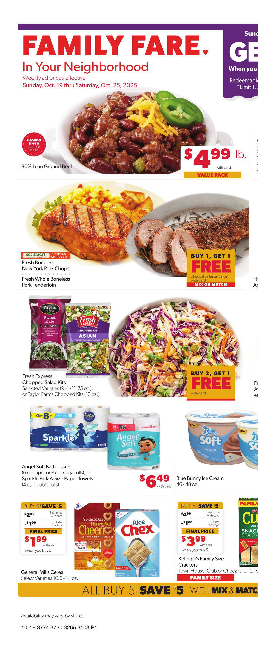 Family Fare Weekly Ad - West October 19 - 25, 2025 | WeeklyAds2