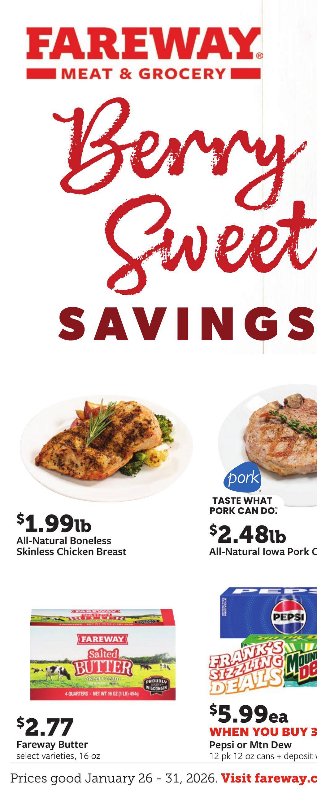 Fareway Ad Indexed Bi-Weekly January 26 - 31, 2026 | WeeklyAds2