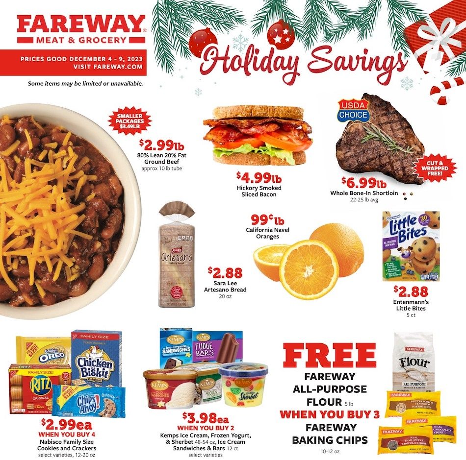 Fareway Weekly Ad Dec 4 - 9, 2023 | WeeklyAds2