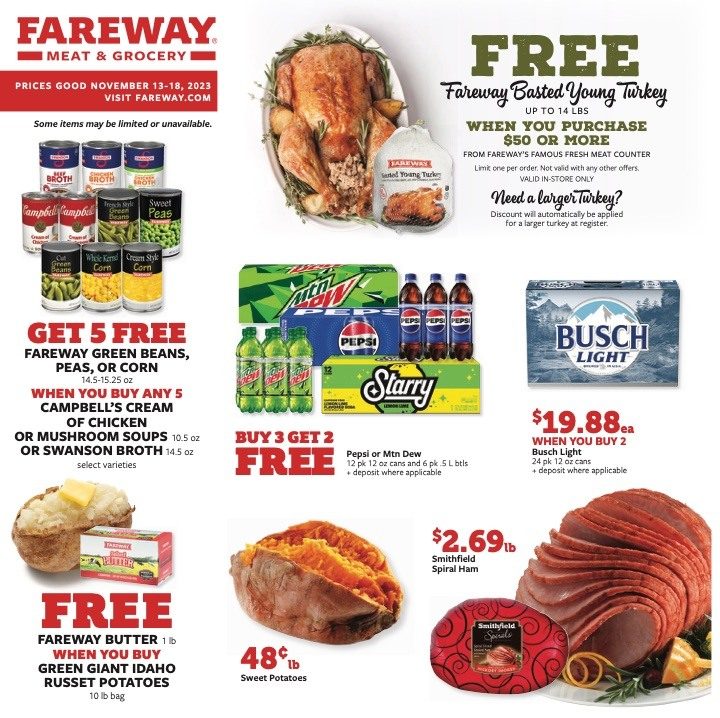 Fareway Weekly Ad Nov 13 - 18, 2023 | WeeklyAds2