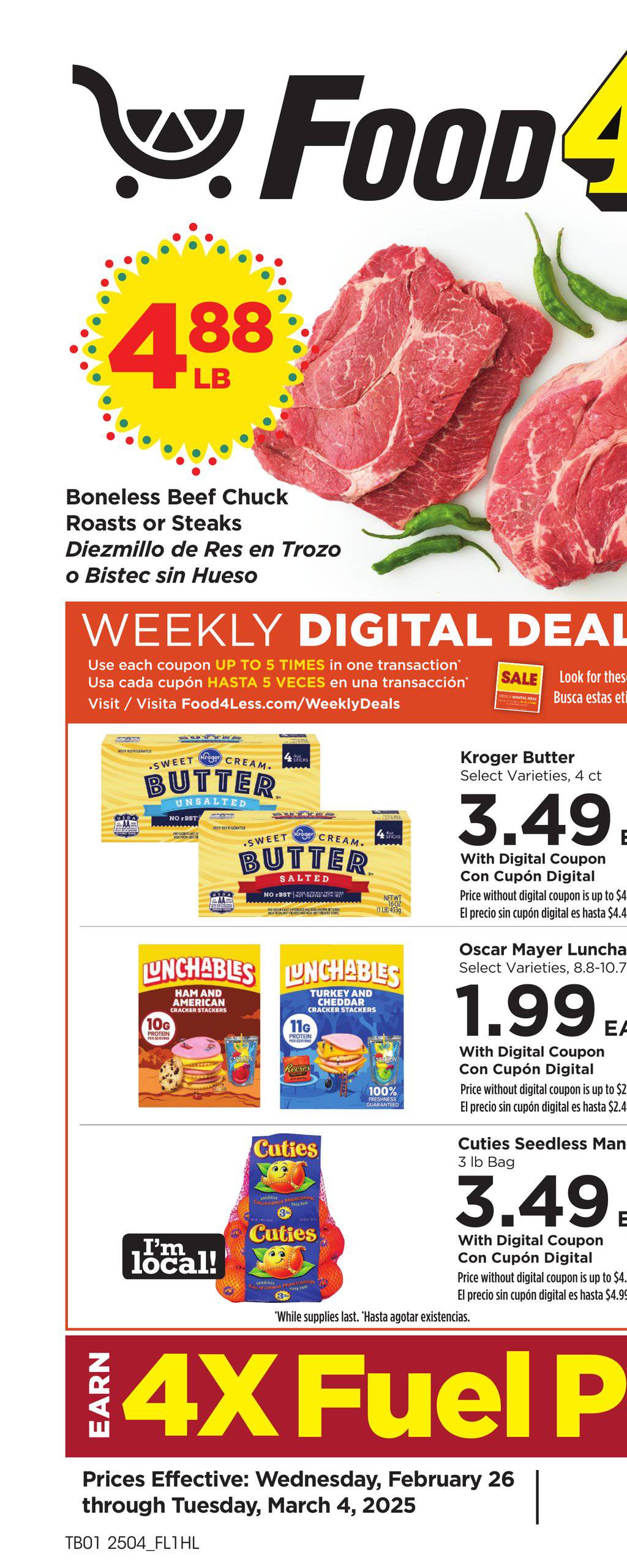 Food 4 Less California Weekly Ad February 26 - March 4, 2025 | WeeklyAds2