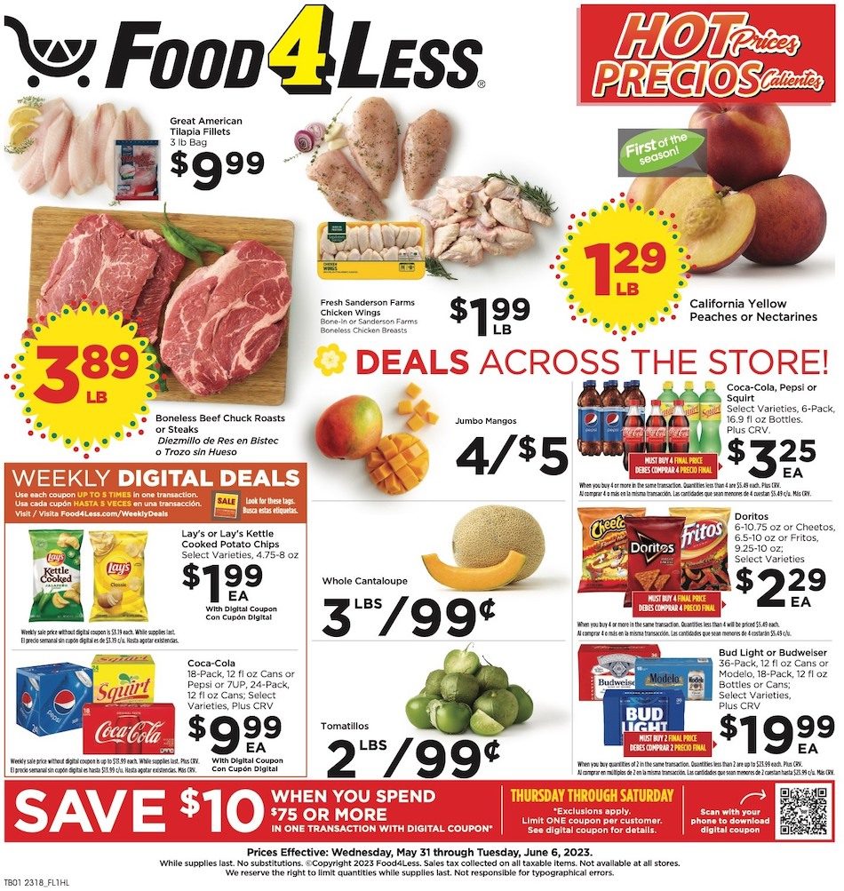 Food 4 Less Weekly Ad May 31 - Jun 6, 2023 | WeeklyAds2