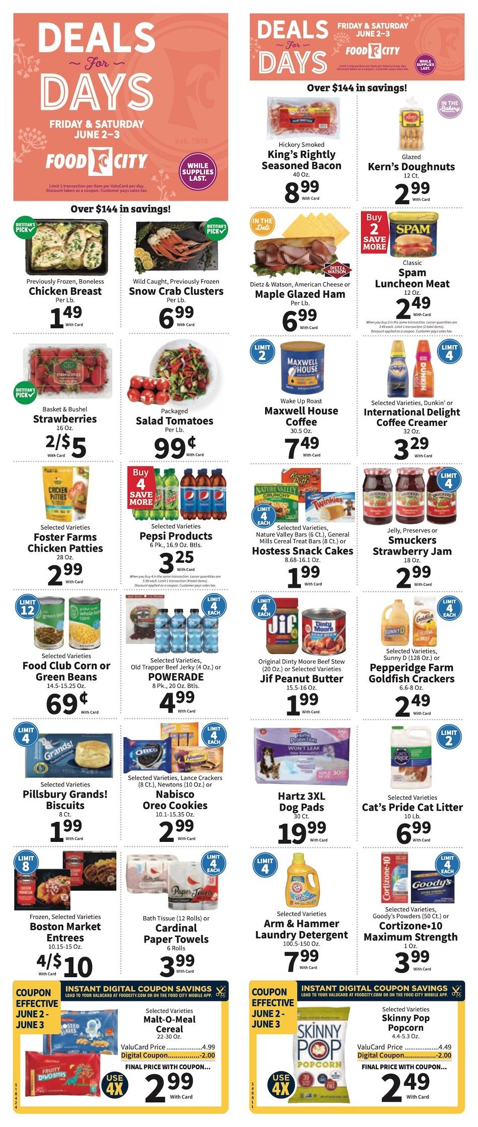 Food City ad May 31 - Jun 6, 2023 | WeeklyAds2