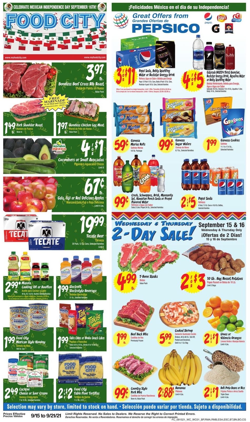 Food City Ad Sep 15 - 21, 2021 - WeeklyAds2