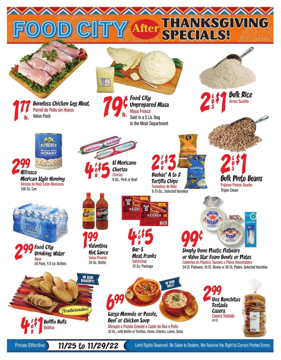 Food City Weekly Ad Nov 25 - 29, 2022 - WeeklyAds2
