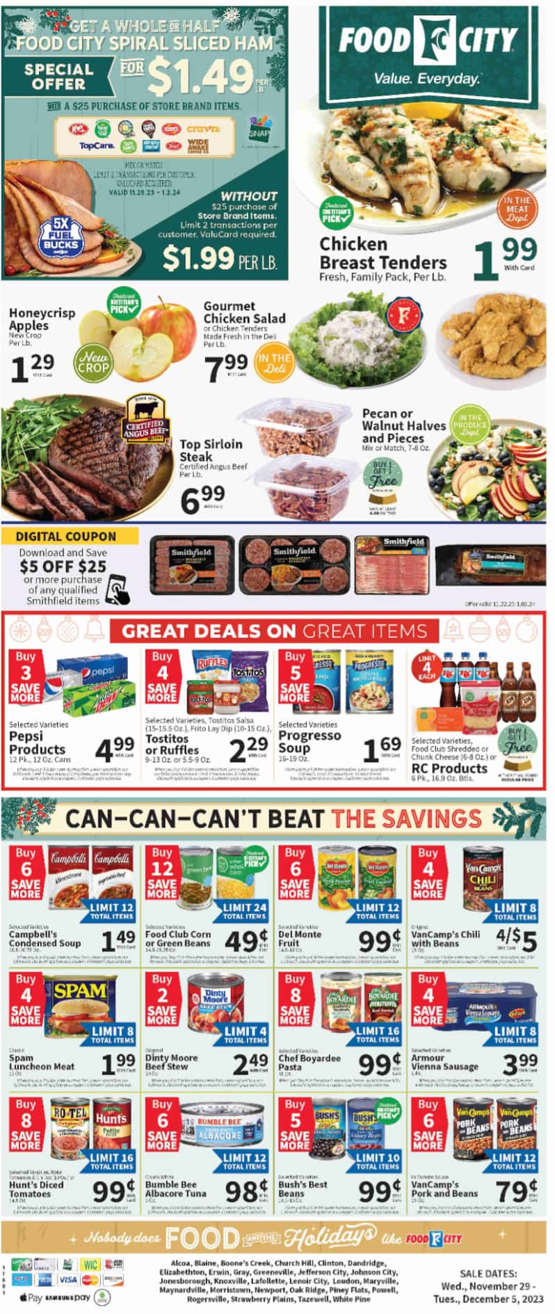 Food City Weekly Ad Nov 29 - Dec 5, 2023 | WeeklyAds2