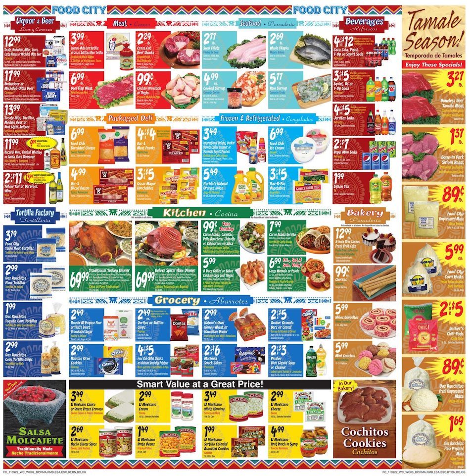Food City Weekly Ad Nov 9 - 15, 2022 Bilingual - WeeklyAds2