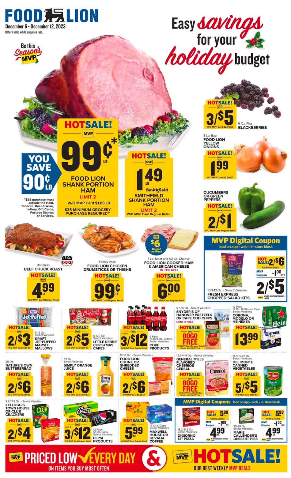Food Lion Weekly Ad Dec 6 - 12, 2023 | WeeklyAds2