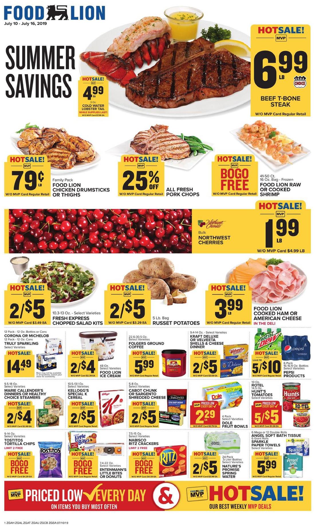 Food Lion Weekly Ad Jul 10 - 16, 2019 | WeeklyAds2
